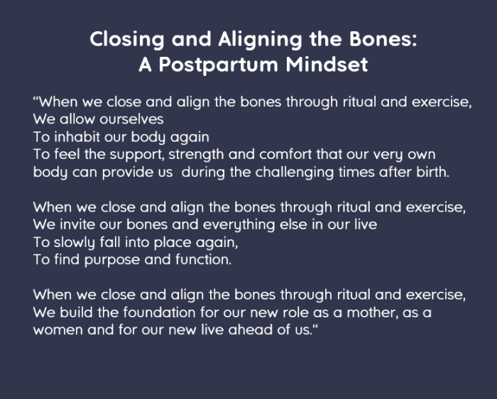 Closing and Aligning the Bones - Lava Yoga